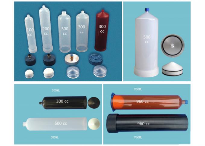 300cc 500cc Glue Dispensing Syringe Accessories Plug Piston And Back Cover